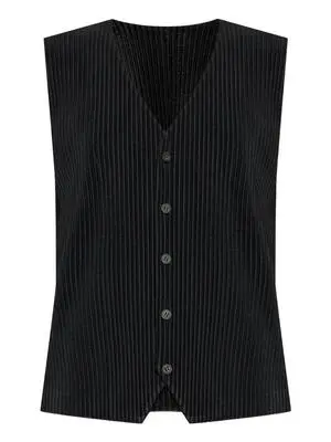 Issey Miyake Pleated Vest - Multicolor