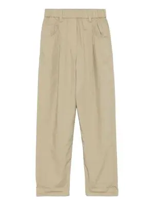 Brunello Cucinelli Cotton Trousers - Multicolor