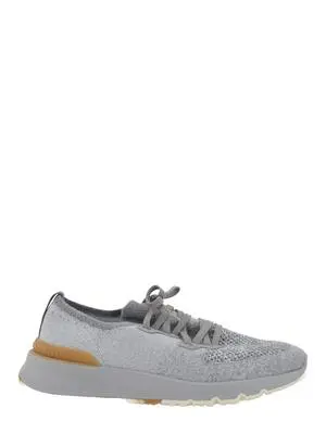 Brunello Cucinelli Cotton Sneakers - Gray