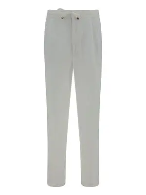 Brunello Cucinelli Linen Pants - White