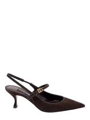 Dolce & Gabbana Suede Slingback Pumps - Multicolor