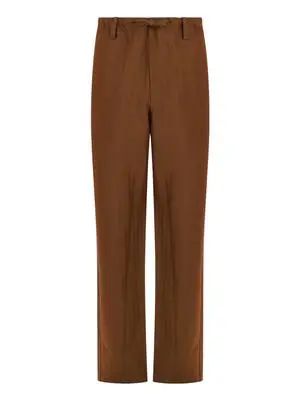 Dries Van Noten Pantalone Penny Long - Brown