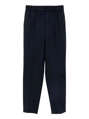 Peserico Wool Tailored Trousers - Multicolor