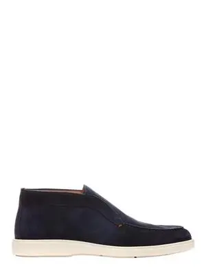 Santoni SANTONI Suede Desert Booties Blue