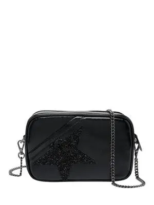 GOLDEN GOOSE Mini Star Crossbody Bag - Black