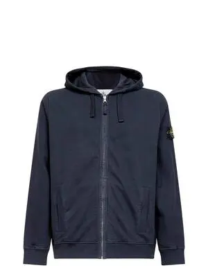 Stone Island Organic Cotton Zip-up Hoodie - Multicolor