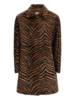 P.a.r.o.s.h Leopard Print Coat - Multicolor