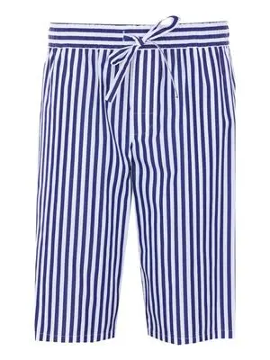 Dolce & Gabbana Striped Bermuda Shorts Blue