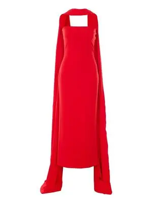 Solace London Martine Midaxi Dress - Red