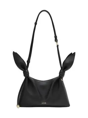 Loewe Mini Scarf Bag In Smooth Calfskin - Black