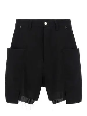 Rick Owens Stefan Cargo Bermuda Shorts - Black