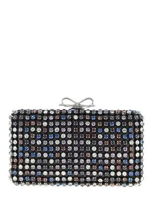 SELF-PORTRAIT Multi Crystal Chainmail' Clutch - Multicolor
