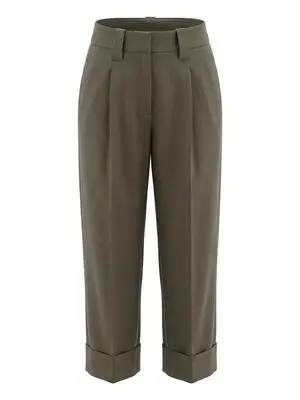 Brunello Cucinelli Brunello Cucinelli Wool Pants Multicolor