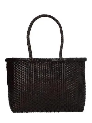 Dragon Diffusion Borsa B Weave Large Tote - Brown