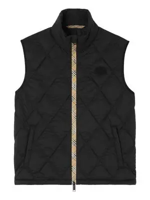 Burberry Acresford Quilted Down Vest - Multicolor