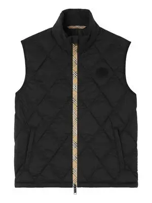 Burberry BURBERRY Acresford Quilted Down Vest Multicolor