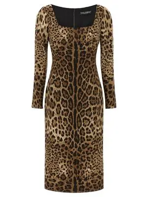 Dolce & Gabbana Leo Dress - Brown
