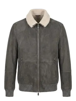 Brunello Cucinelli Leather Jacket - Multicolor