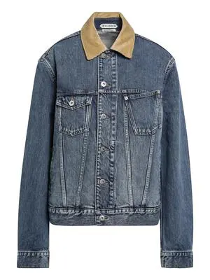 JW Anderson Denim Jacket In Mid Cotton - Blue