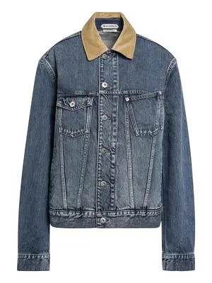 JW Anderson Mid Cotton Denim Jacket - Blue