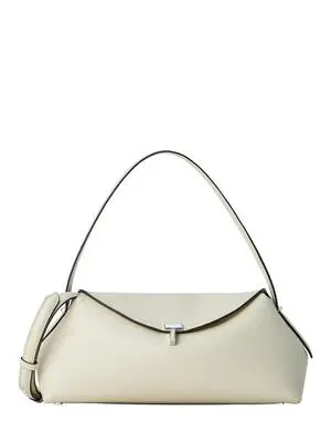 TOTEME T-lock Grained-leather Shoulder Bag - Multicolor