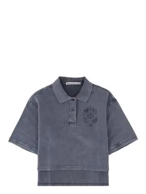 Alexander Wang Logo Polo Shirt - Blue