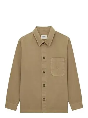 Saint Laurent Cassandre Certified Cotton Overshirt - Multicolor