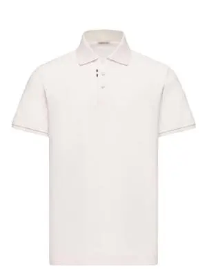 Moncler Logo Cotton Polo Shirt - Multicolor