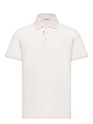 Moncler Logo Cotton Polo Shirt - Multicolor