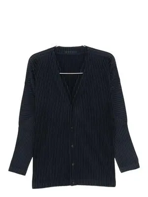Issey Miyake Homme Plissé Pleated Cardigan - Multicolor