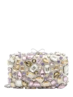 SELF-PORTRAIT Crystal Clutch - Multicolor