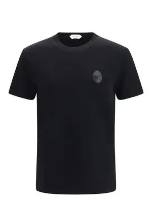 Versace Logo Application T-shirt - Black