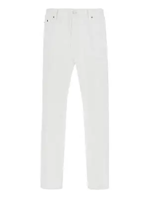 Celine Boyfriend Cotton Trousers - Multicolor