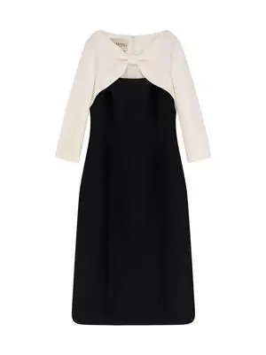 Valentino Garavani Crepe Midi Dress - Multicolor