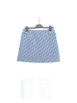 Dior Printed Mini Skirt - Blue