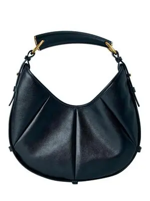 Saint Laurent Leather Shoulder Bag - Black