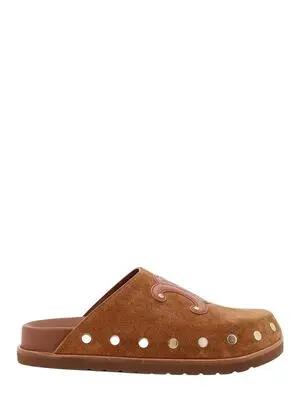 Celine CELINE Pitea Suede Sandals Multicolor