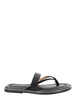 Dries Van Noten Leather Sandal - Black