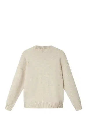Isabel Marant Étoile Wool-blend Relaxed Fit Crew Neck Jumper - Cream