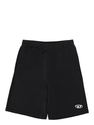 DIESEL® Cotton Shorts P-marshy-iod - Black