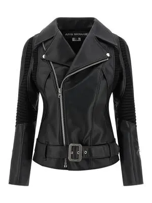 Junya Watanabe Knitted Insert Jacket - Black