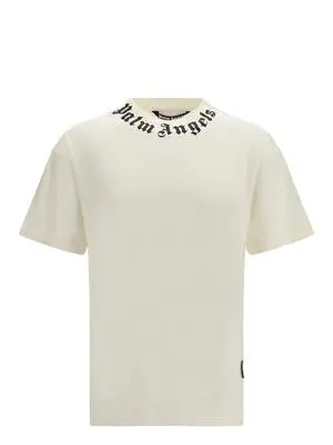 Palm Angels Logo Crewneck T-shirt - Multicolor