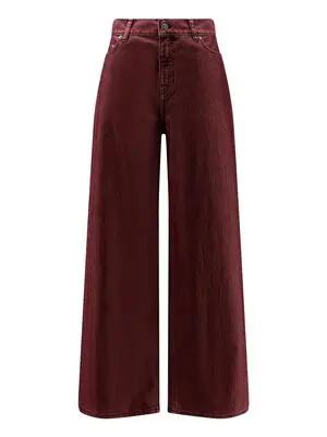 GOLDEN GOOSE Melody Boyfriend Fit Trousers - Multicolor