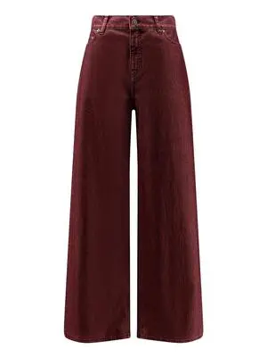 GOLDEN GOOSE Melody Boyfriend Fit Trousers - Multicolor