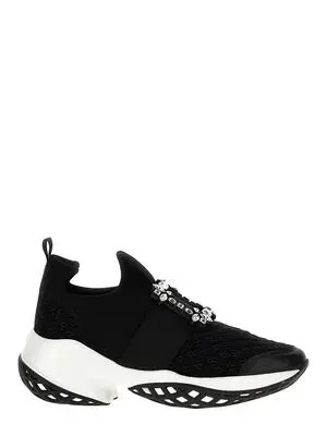 ROGER VIVIER Viv' Run Sneakers - Black