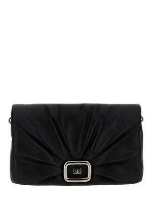 ROGER VIVIER Viv' Choc Large Shoulder Bag - Black