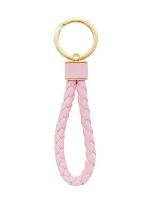 Bottega Veneta Intreccio Keyring - Pink