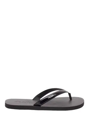 Prada Brushed Leather Sandals - Multicolor