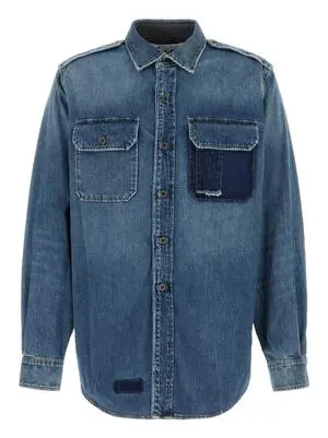 MAISON MARGIELA Denim Shirt - Blue