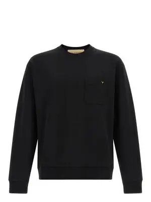 Valentino Garavani Vgold' Sweatshirt - Black